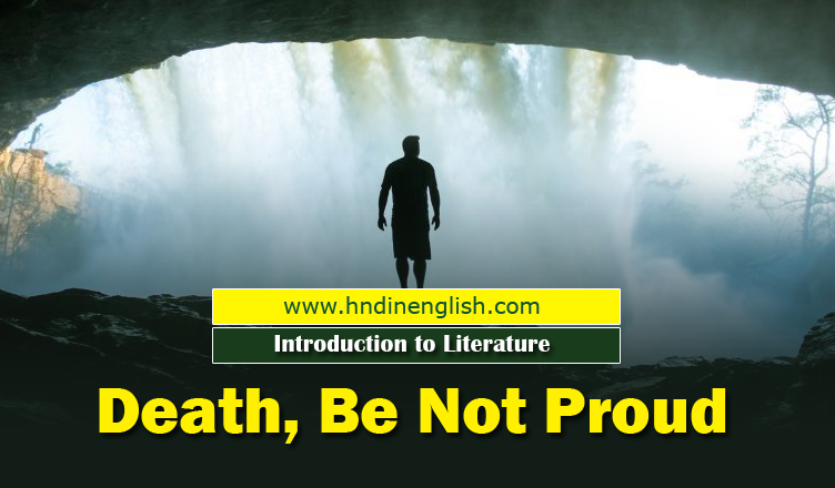 Death, be not Proud – Introduction to Literature - HNDinEnglish.com