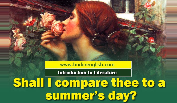 Shall I compare thee to a summer’s day? - Introduction to Literature ...